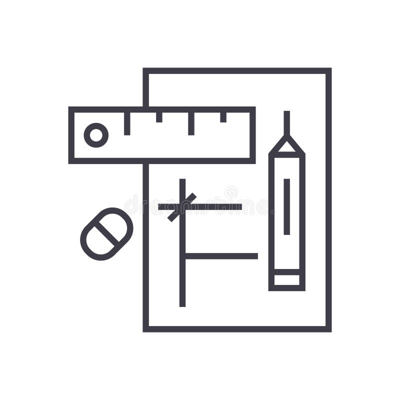 Draft Project, Helmet and Measuring Tape on Isolated Background Stock ...