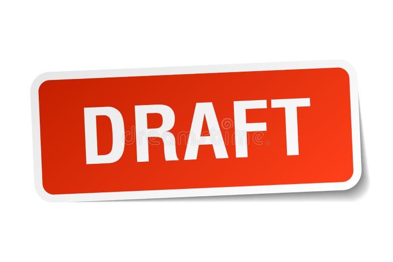 Draft Red Square Sticker Stock Illustrations – 80 Draft Red Square ...