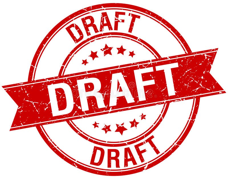 Draft stamp stock vector. Illustration of sign, stamp - 120829921