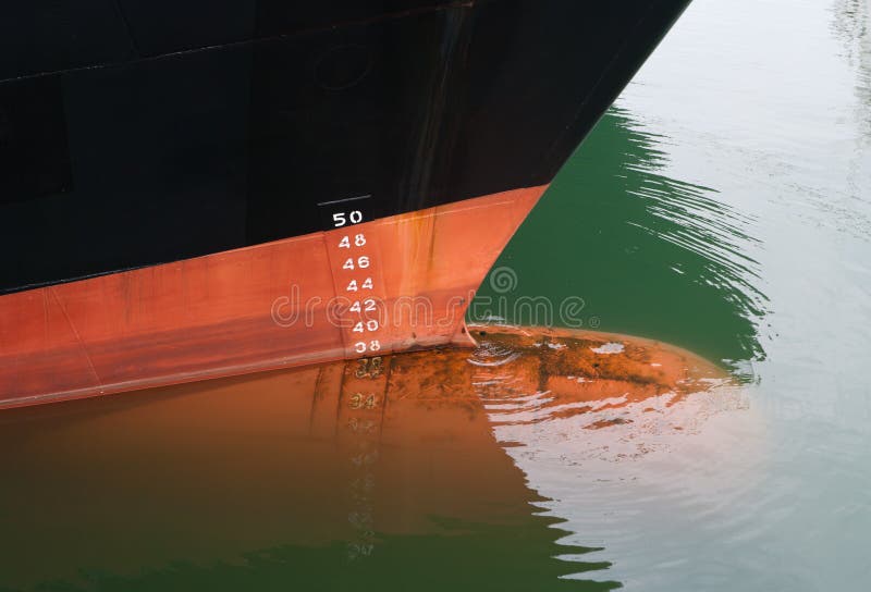 Draft scale numbering stock image. Image of nautical - 21462355
