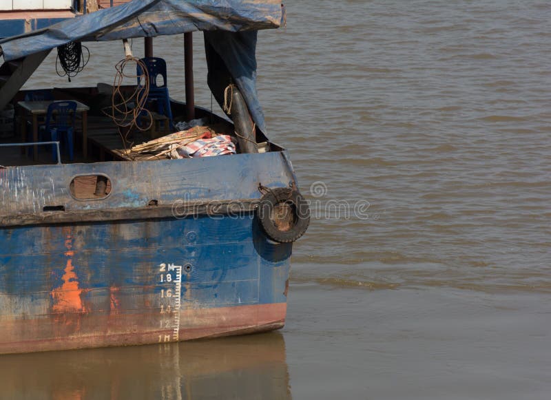 The Draft of a Ship S Hull with Waterline Stock Image - Image of ocean ...
