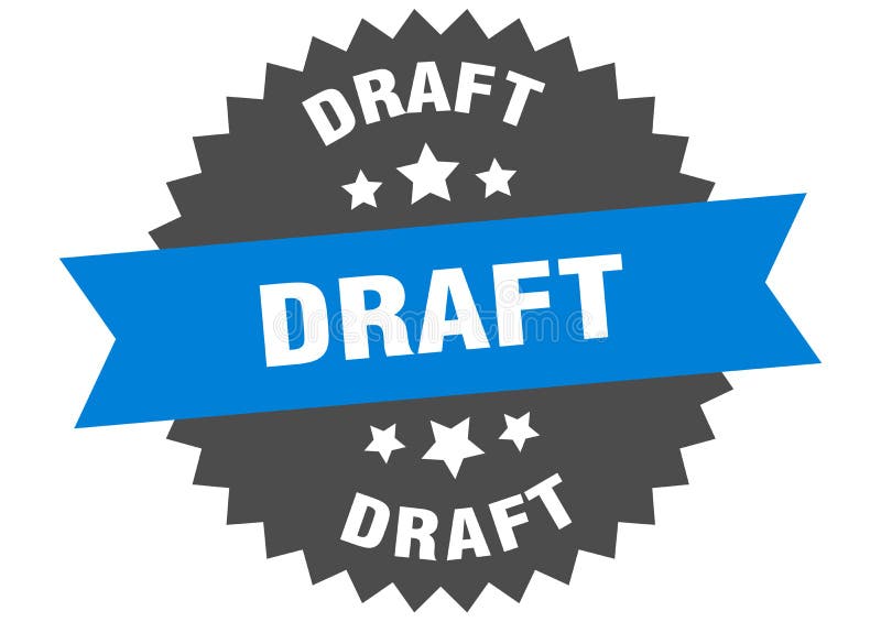 Draft Band Sign. Draft Grunge Stamp Set Stock Vector - Illustration of ...