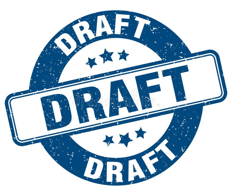 Draft stamp stock vector. Illustration of rubber, grungy - 106023553