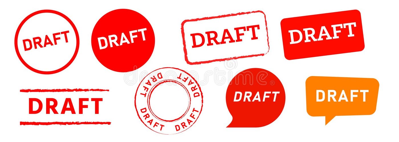Red Draft Stamp Stock Illustrations – 24,090 Red Draft Stamp Stock ...