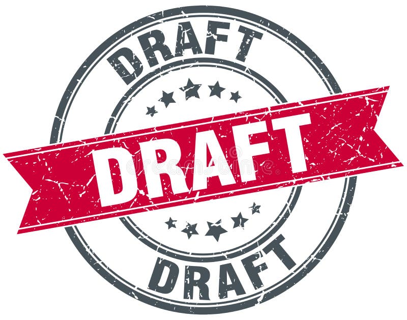 Draft stamp stock vector. Illustration of sticker, grey - 120394907