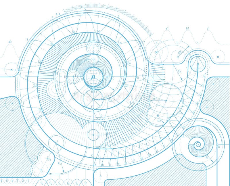 Draft background stock vector. Illustration of diagram - 2366440