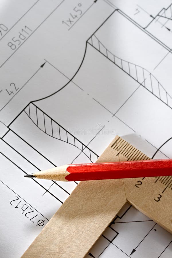 Drafting stock image. Image of draw, measurement, design - 22130727
