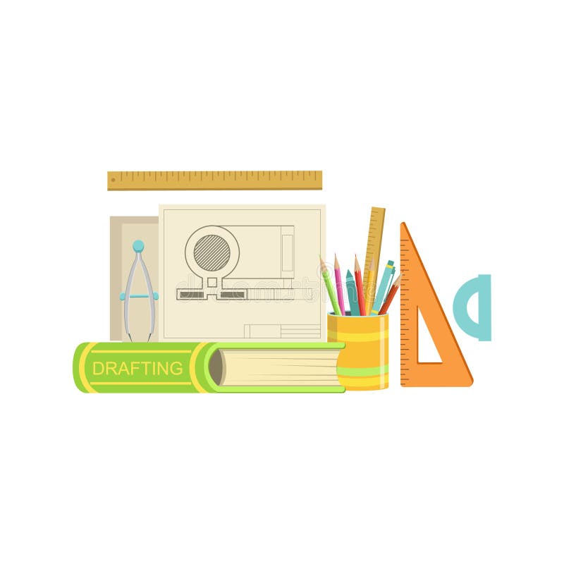 Drafting Objects Stock Illustrations – 245 Drafting Objects Stock ...