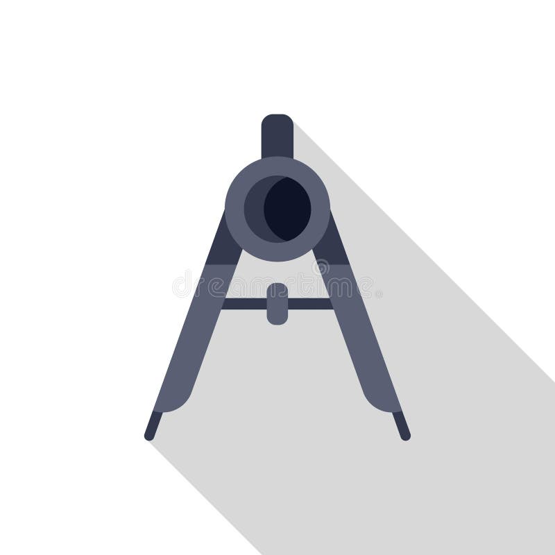 Compass Drawing Instrument Creating Circles and Arcs Stock Illustration ...