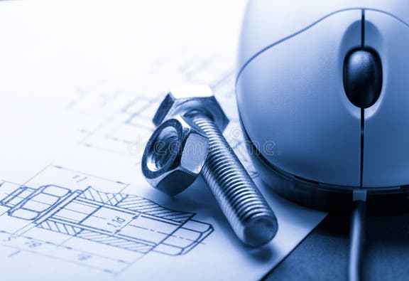 Drafting, mouse and stock image. Image of device, geometry - 29042861