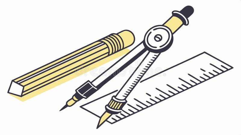 Drafting Tools Illustration, Engineering and Architecture Design Vector ...