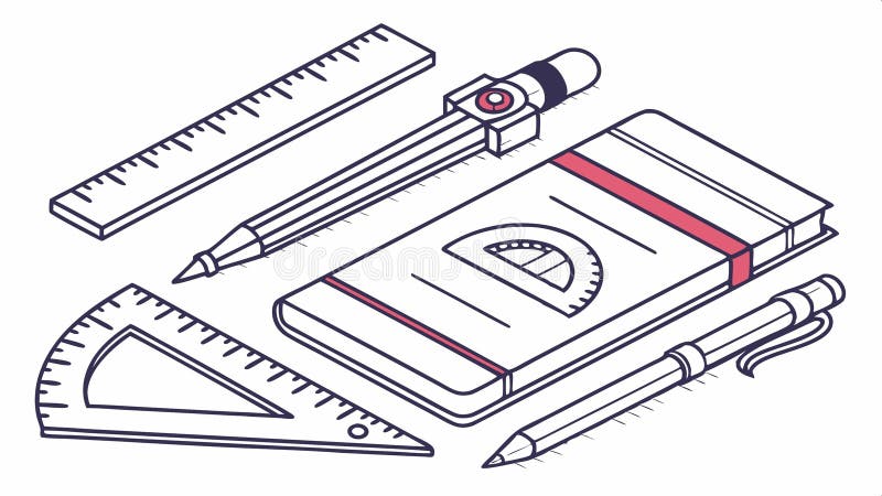 Drafting Tools Compass Ruler, Engineering Equipment, Technical Drawing ...