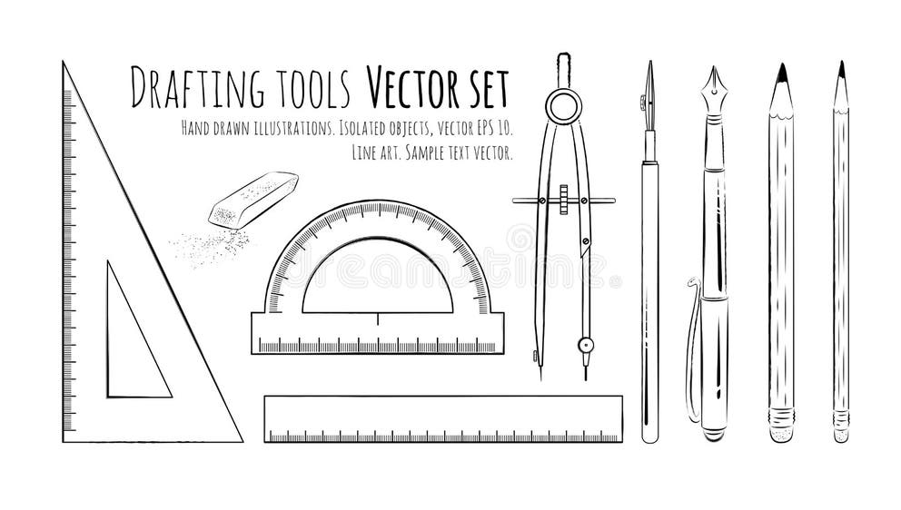 Drafting Icon Stock Illustrations – 10,381 Drafting Icon Stock ...
