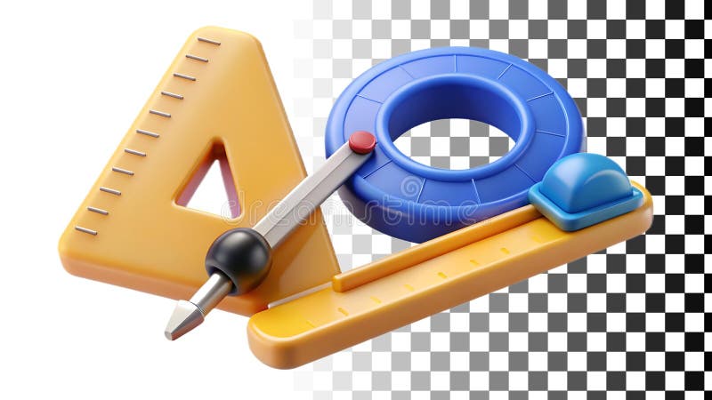 Drafting Tools, Technical Instruments for Design and Engineering Png ...