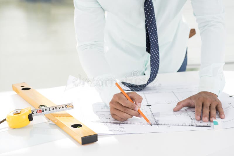 Draftsman stock image. Image of modern, measure, businessman - 31237273