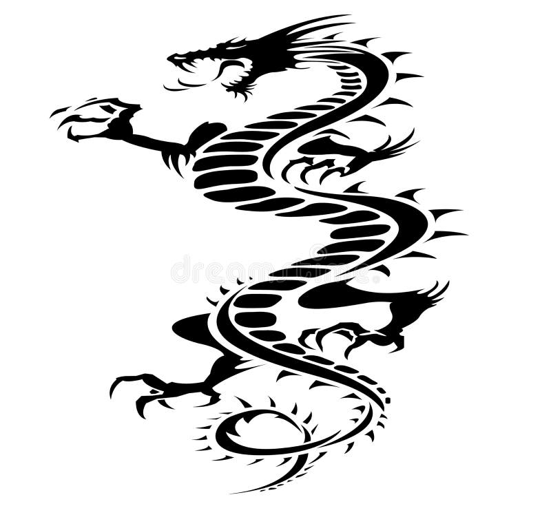 Dragón del rey stock de ilustración. Ilustración de imperio - 46534707