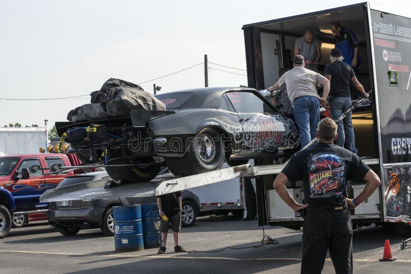 Drag car team editorial photo. Image of speed, preparation - 54811086