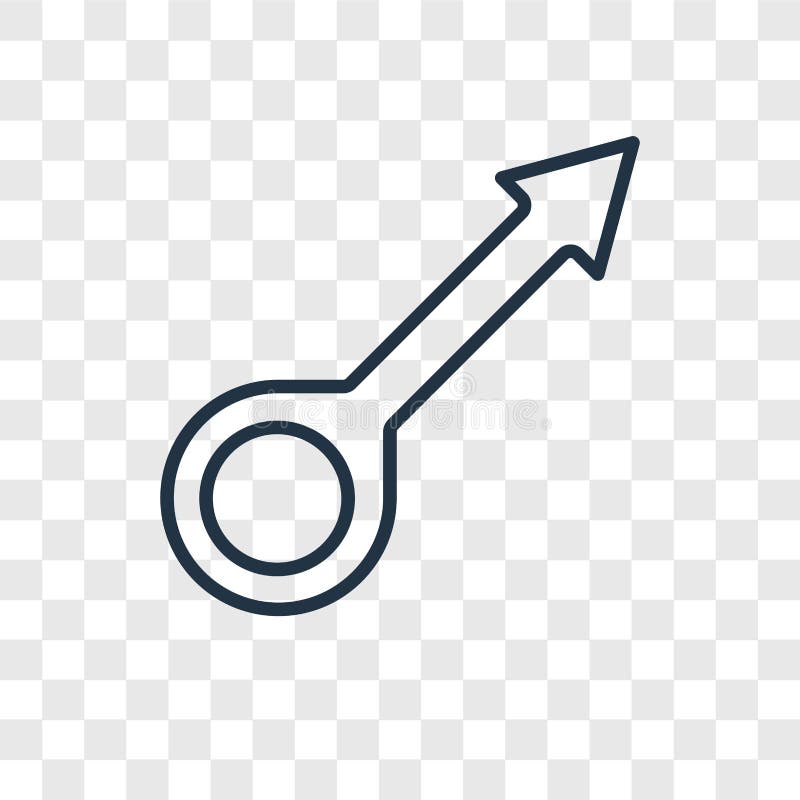 Drag Concept Vector Linear Icon Isolated on Transparent Background ...