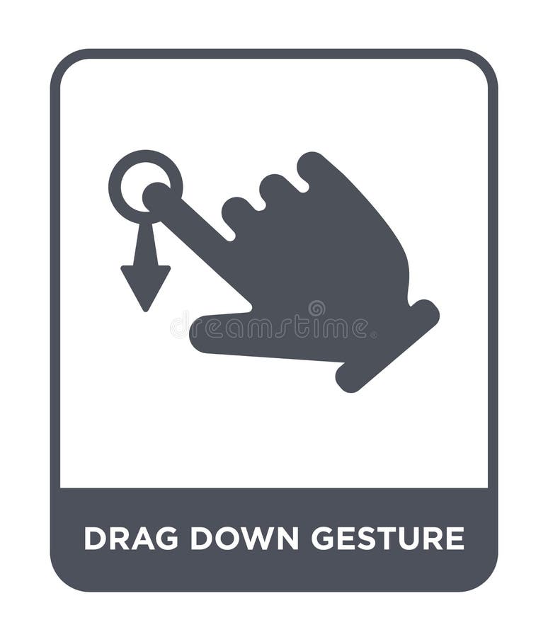 Dragdowngesture Stock Illustrations – 1 Dragdowngesture Stock ...