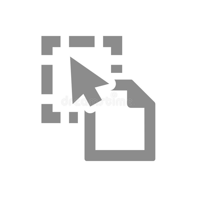 Drag and Drop, Upload File Vector Icon Stock Illustration ... Drag and Drop, Upload File Vector Icon Stock Illustration ...