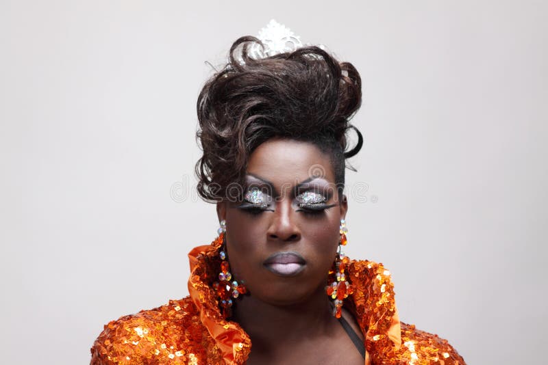 Drag queen with gun stock photo. Image of drag, fashion - 27377402