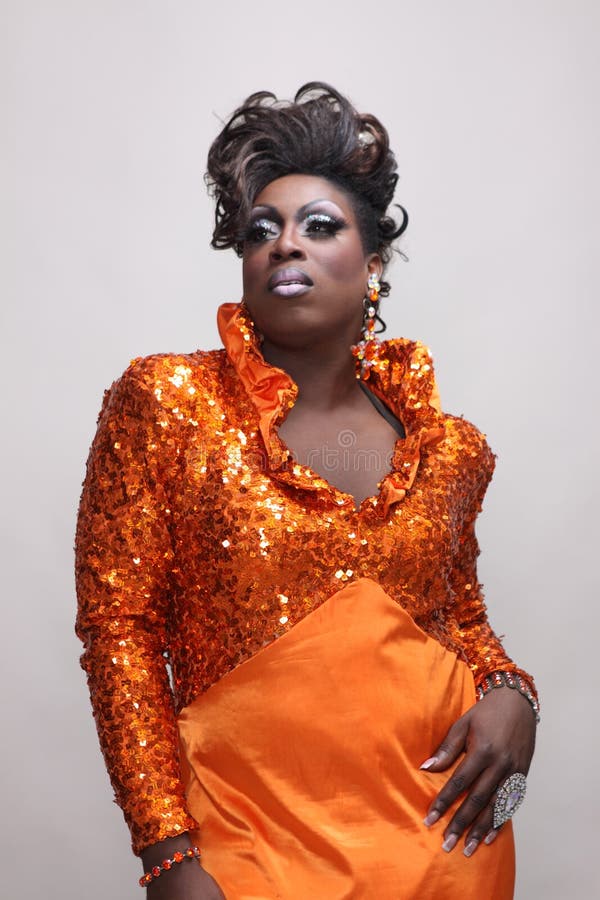 Drag queen with gun stock image. Image of female, fashion - 27377385