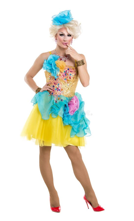 Drag Queen Yellow Dress Stock Photos - Free & Royalty-Free Stock Photos ...