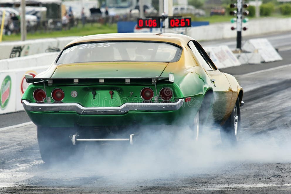 Drag race stock photo. Image of burnout, horsepower, motor - 10296044