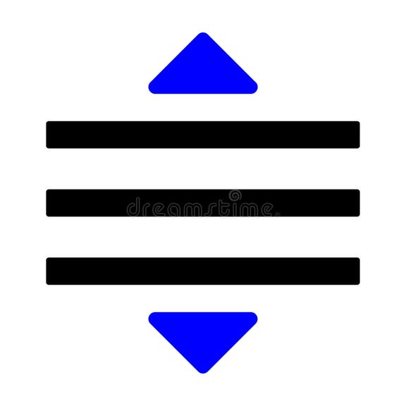 Drag Reorder Icon stock vector. Illustration of icon - 250343200