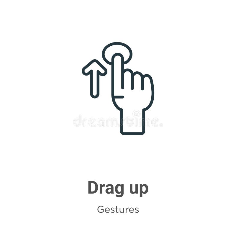 Gestures Linear Icon Set. Includes Thin Line Charity Donation, Watch ...