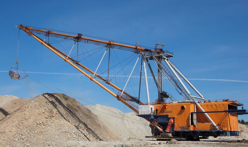 Dragline stock image. Image of earth, quarry, ecology - 5544475