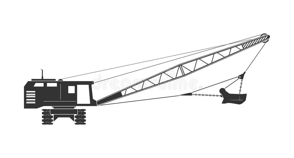 Dragline Stock Illustrations – 365 Dragline Stock Illustrations ...