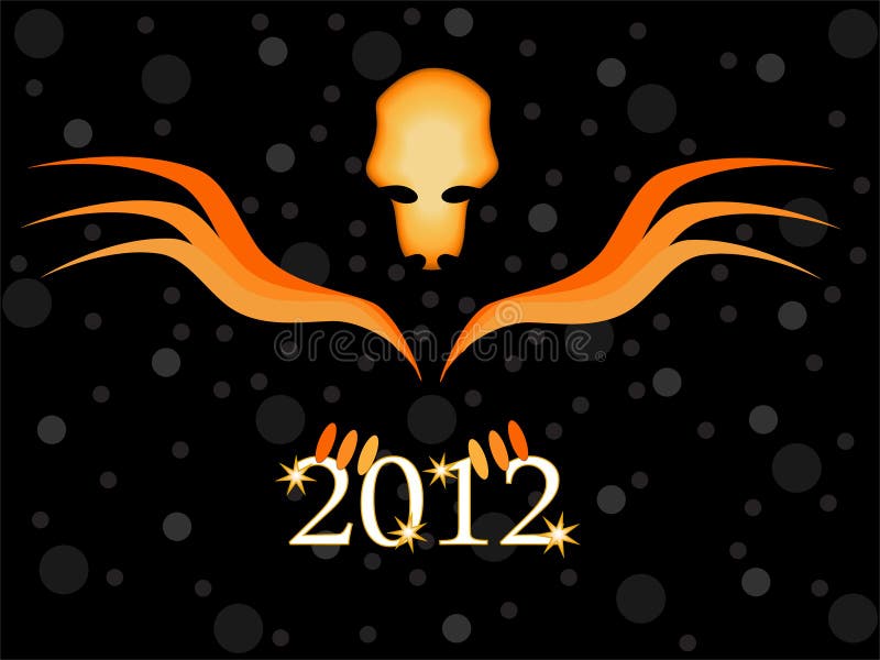 Dragon 2012 stock vector. Illustration of cheerful, lunar - 22344523