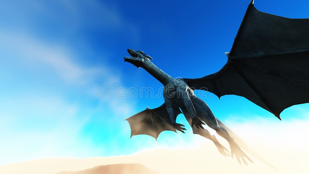 Dragon stock illustration. Illustration of dragon, cycle - 22406425