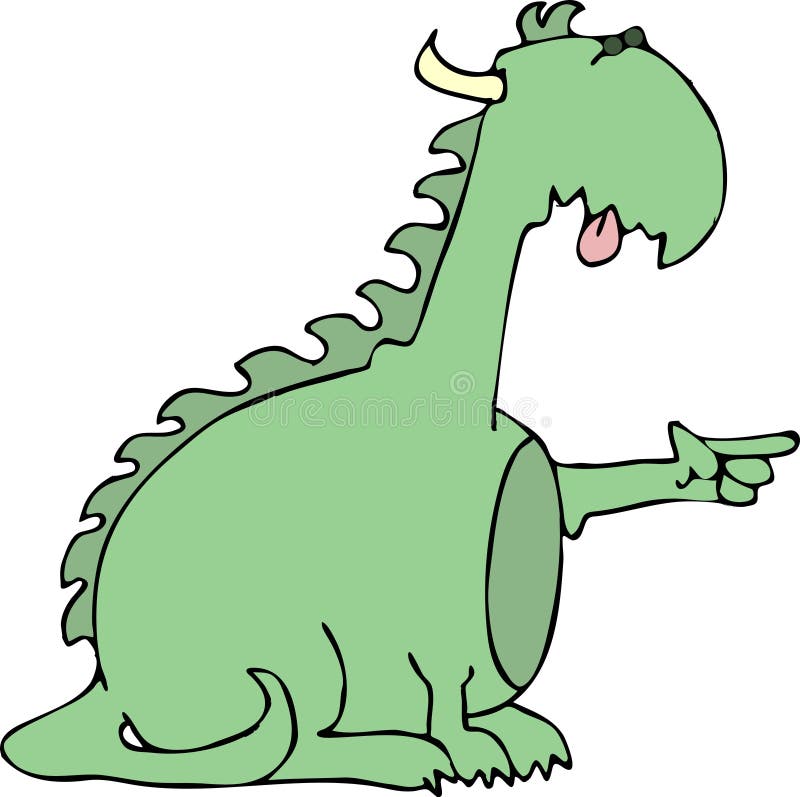 Dragon 3 stock illustration. Illustration of cartoon, humor - 194578