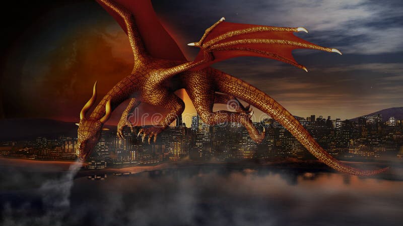 1+ Dragon attacks city Free Stock Photos - StockFreeImages
