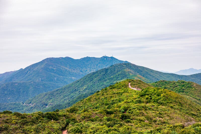 Dragon Back Trail in Hong Kong Stock Photo - Image of landscape, hong ...