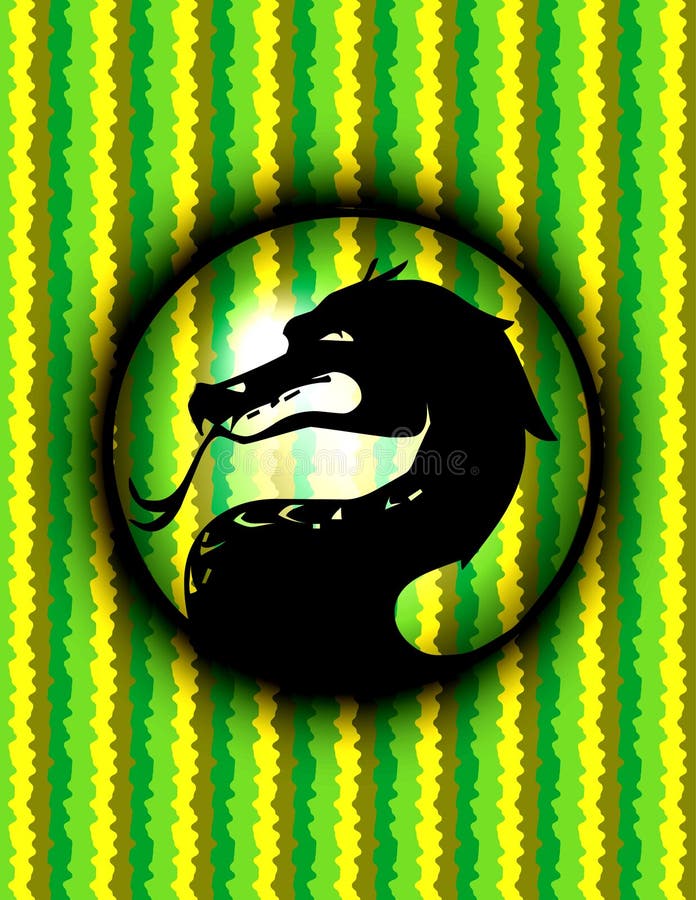 Dragon Background Design Graphic Vector Art Stock Vector - Illustration ...