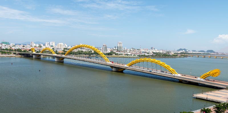 Dragon Bridge in Da Nang City May 2015 Stock Photo - Image of dragon ...