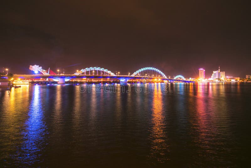 Dragon Bridge stock image. Image of river, landscapes - 73355081