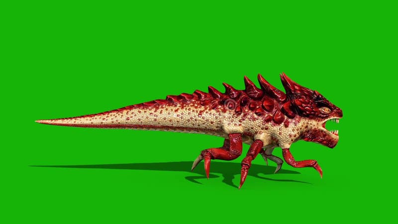 Dragon Bug Green Screen Halloween Monster 3D Rendering Animation Stock ...