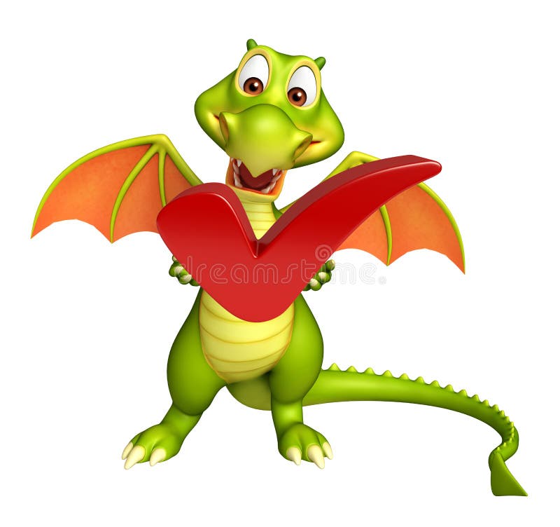 Dragon Cartoon Character Right Sign Stock Illustrations – 6 Dragon ...
