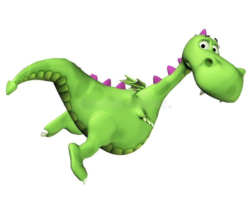 Dragon Cartoon - Snore stock illustration. Illustration of snore - 3339639