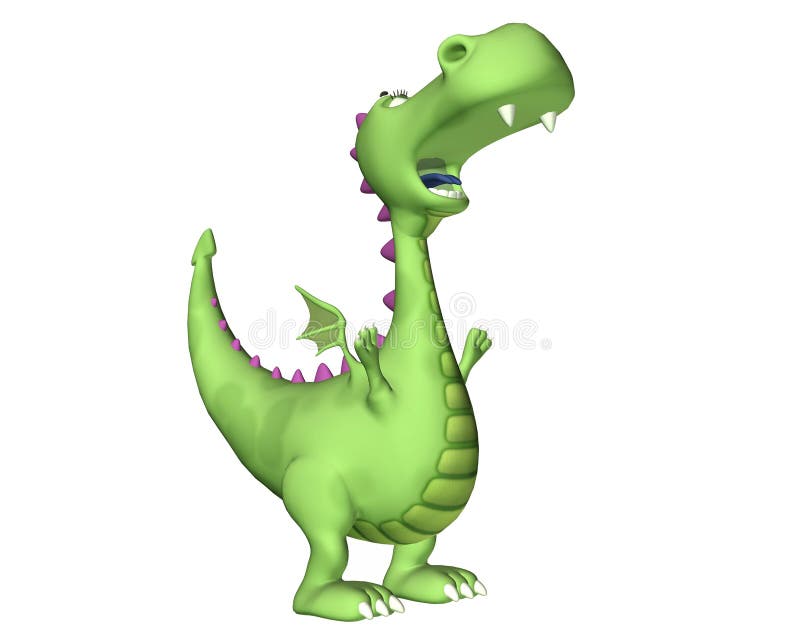 Dragon Cartoon - Snore stock illustration. Illustration of snore - 3339639