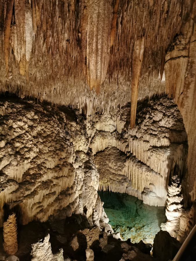 Dragon Cave Mallorca stock image. Image of dragon, mallorca - 261807173