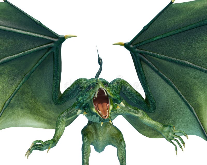 Dragon classical pose stock illustration. Illustration of reptile ...