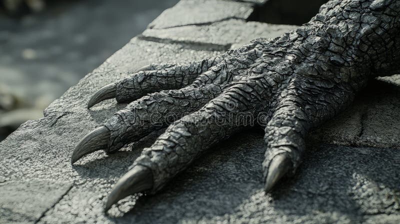 Dragon Claw on Stone Wall; Fantasy Setting Stock Photo - Image of ...
