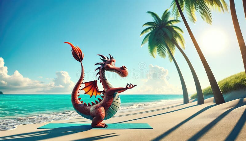 Stretching Dragon Stock Illustrations – 71 Stretching Dragon Stock ...