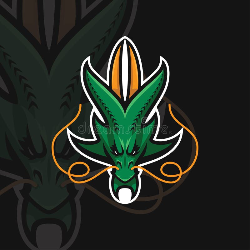 Dragon e sport logo stock vector. Illustration of style - 148566569