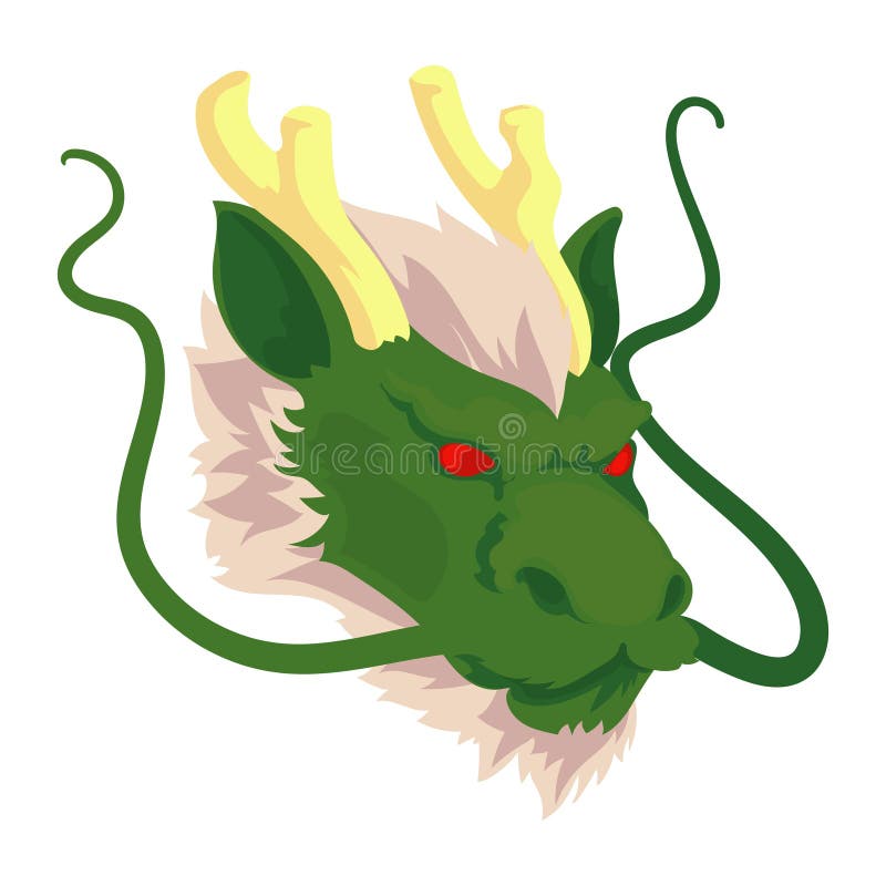 Dragon face deisgn stock vector. Illustration of china - 273156436